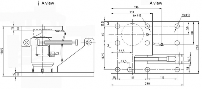 SAL302A compression load cell module for silo weighing compatible to ...